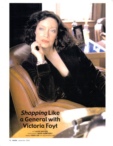 Article Venice 2007 | Victoria Foyt